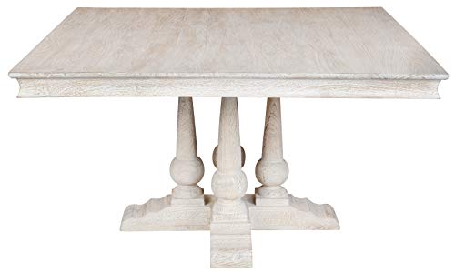 Kosas Home Beverly Dining Tables, Antique White Finish