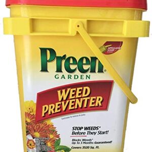 Preen Garden Weed Preventer, 22 lb. Covers 3,520 sq. ft, Natural