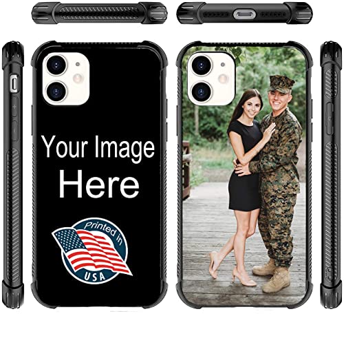 Custom Case for Apple iPhone 11 (6.1inch) Personalized Custom Picture Phone Case Customizable Slim Soft and hard tire shockproof protective Anti-Scratch phone Cover Case- Make Your Own Phone Case