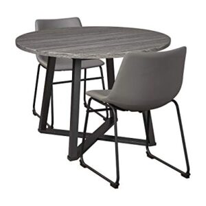 Signature Design by Ashley Centiar Dining Room Table, Gray/Black