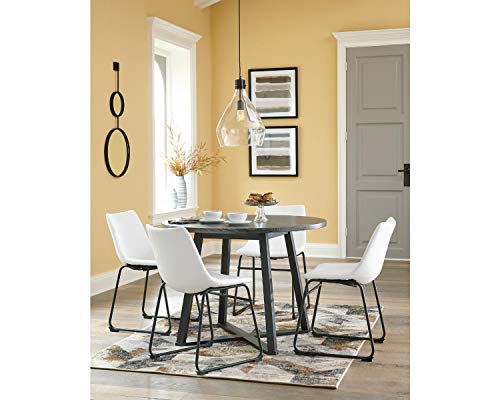 Signature Design by Ashley Centiar Dining Room Table, Gray/Black