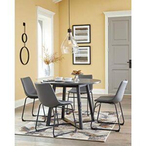 Signature Design by Ashley Centiar Dining Room Table, Gray/Black