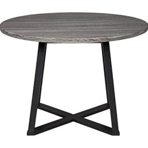 Signature Design by Ashley Centiar Dining Room Table, Gray/Black