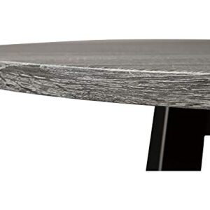 Signature Design by Ashley Centiar Dining Room Table, Gray/Black