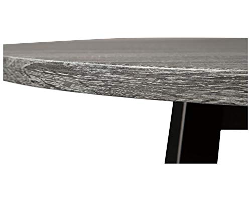 Signature Design by Ashley Centiar Dining Room Table, Gray/Black