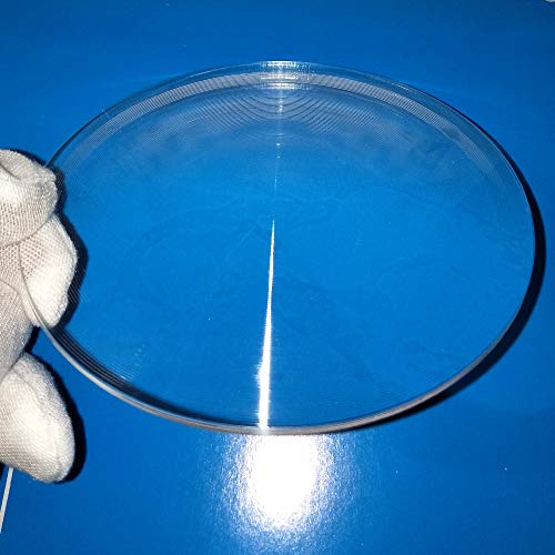 Fresnel Lens Magnifier, Diameter 100mm (4''), Focal Length 100mm, Acrylic Lens (not Glass), for Physics Classroom,Solar Heating,Magnifiying. (Focal Length 100mm)