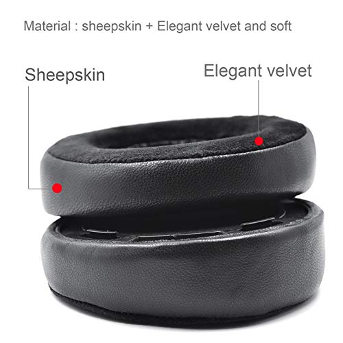 SUNDARA Ear Pads Replacement defean Earpad Sheepskin Leatherette Velvet and Soft Foam Compatible with Hifiman SUNDARA HE400 400I 400S HE560 560I HE500 300 350 HE3 5 6 Headphones (Sheepskin Velour)