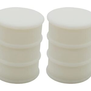 vitakiwi 2PCS 500ml Large Barrel Silicone Wax Concentrate Containers Non-stick Glow In The Dark Jars (I)