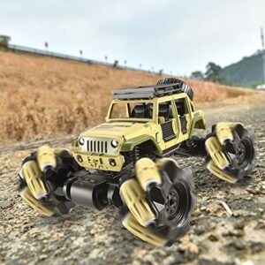 LOOZIX 1:16 Alloy Gesture Sensing Remote Control Car, Hand Controlled RC Car 360° Rotating 4WD 2.4Ghz RC Monster Trucks Stunt Vehicle Rechargeable Batteries for Kids