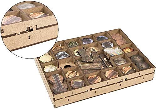 TowerRex Storage Organizer for Gloomhaven with Forgotten Circles Expansion Storage for Gloomhaven Organizer Kit Token Box Card Insert