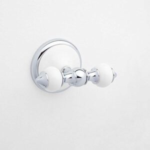 signature hardware 413126 adelaide double robe hook