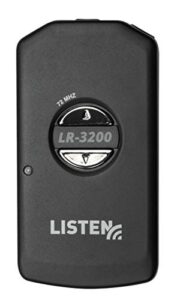 listen technologies lr-3200 intelligent dsp rf receiver - 72mhz