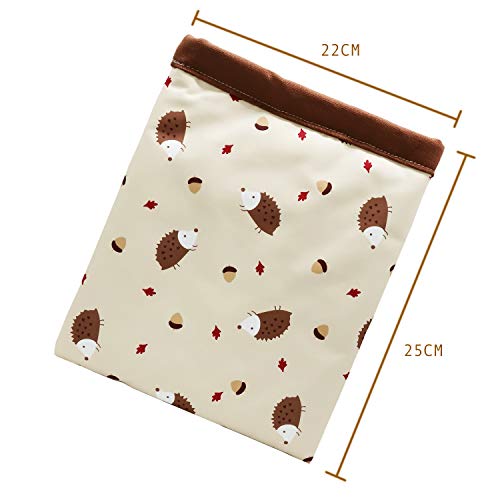 Ymid Select Handmade Cute Sleeping Bag Pouch Hideout Cave for Hedgehog Guinea Pig Hamster Rat Ferret Hamster Squirrel and Other Small Animal Beds (Beige)