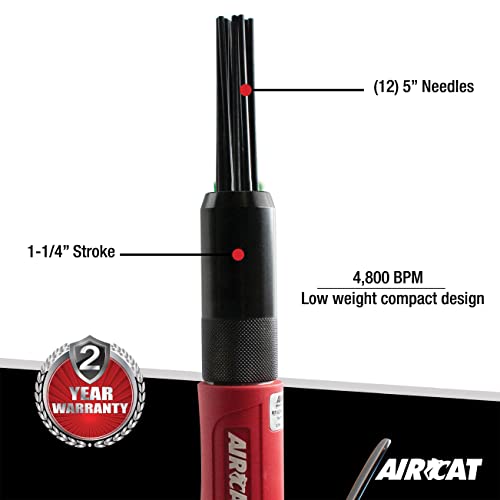 AIRCAT 6390: Compact Needle Scaler 4,800 Blows per Minute