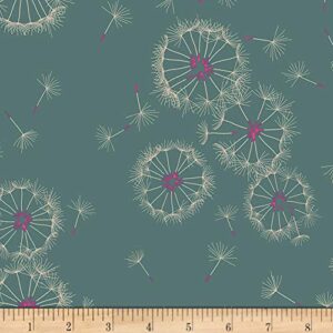 art gallery fabrics art gallery fusion tiny dancer bachelorette fabric, teal