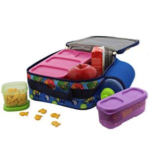 PJ Masks Boy's Girl's Soft Insulated School Lunch Box (One Size, BLue/Multi)