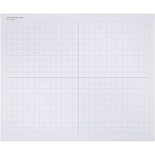 Single Sided X-Y Axis Mat, Teaching Supplies (9 x 11 in, 100 Sheets)