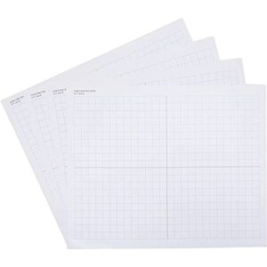 Single Sided X-Y Axis Mat, Teaching Supplies (9 x 11 in, 100 Sheets)