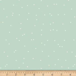 art gallery fabrics art gallery hello bear firefly sigh fabric, light blue