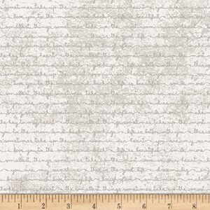 art gallery fabrics art gallery littlest heartfelt snow fabric, grey