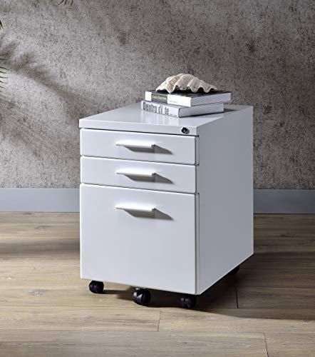 Acme Furniture Peden File Cabinet, White