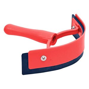 harris happy horse horse supplies, thick rubber sweat scraper (red)