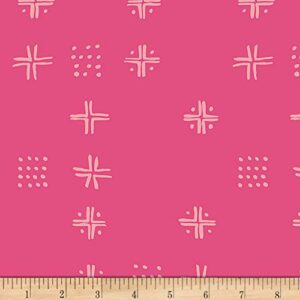 art gallery fabrics art gallery fusion mudcloth bachelorette fabric, magenta