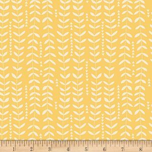 art gallery fabrics art gallery sirena kelp sunshine fabric, sunny yellow