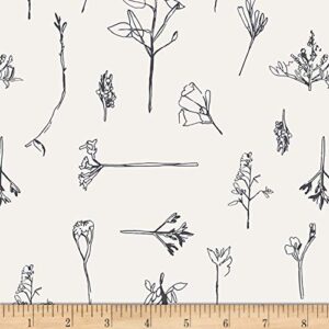 art gallery fabrics art gallery raise the volume sonic flora fabric, white