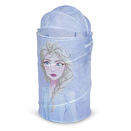 Disney Frozen 2 Elsa Durable Pop Up Hamper with Dome Lid