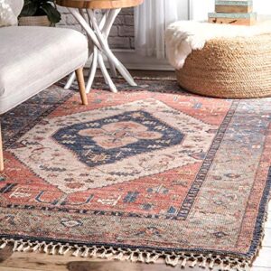 nuloom diandra flatweave jute area rug, 3' x 5', multi