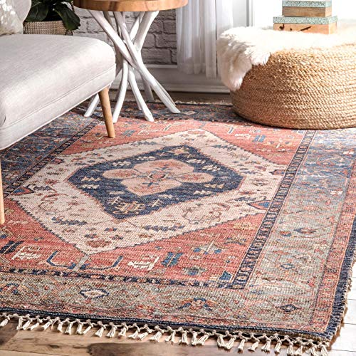 nuLOOM Diandra Flatweave Jute Area Rug, 3' x 5', Multi