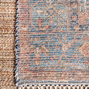 nuLOOM Diandra Flatweave Jute Area Rug, 3' x 5', Multi