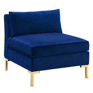 Modway Ardent Performance Velvet Sofa, Navy