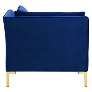 Modway Ardent Performance Velvet Sofa, Navy