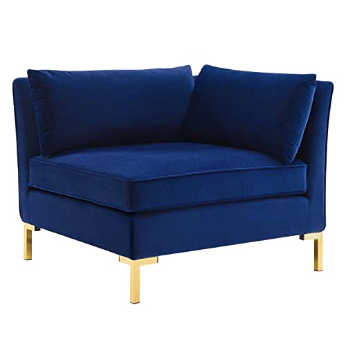 Modway Ardent Performance Velvet Sofa, Navy