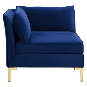 Modway Ardent Performance Velvet Sofa, Navy