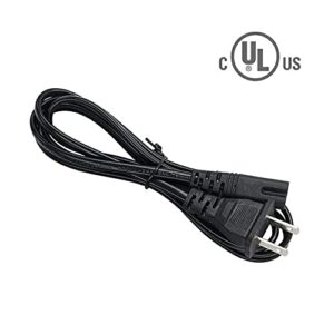 2 Prong AC Power Cord Compatible with Canon PIXMA MG/IP/MP/MX Series Printers and Many Other Model Printers HP, Epson, Dell, Brother