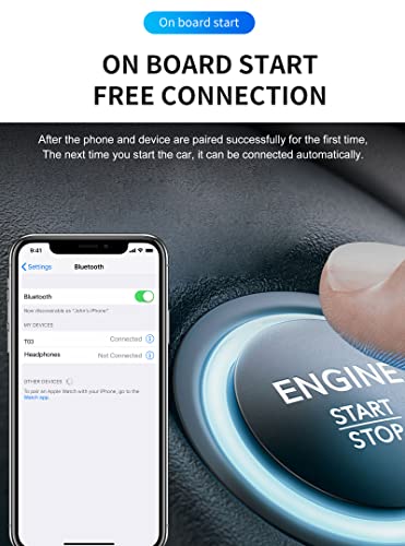 Bluetooth 5.0 Receiver with Microphone Little Bluetooth 3.5mm Aux Adapter Wireless Audio Car Kit with 3.5mm Jack for Car Vehicle Home Stereo Speaker Amplifier Music Streaming Hands-Free Calling