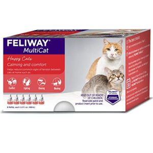 FELIWAY MultiCat Calming Pheromone, 30 Day Refill - 6 Pack