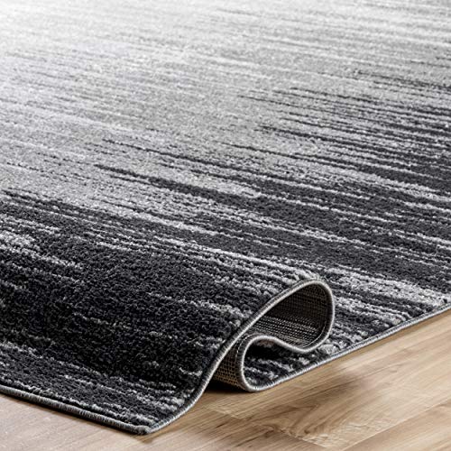 nuLOOM Lexie Ombre Runner Rug, 2' 6" x 6', Black