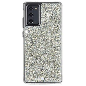 case-mate - case for samsung galaxy note 20 5g - twinkle w/micropel - 10 ft drop protection - 6.7 inch - stardust