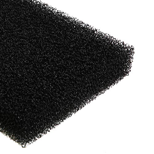 JIH Aquarium Coarse Foam Bio Sponge Filter Media Pad Foam Sponges Cut-to-Size,16"x10"x2"