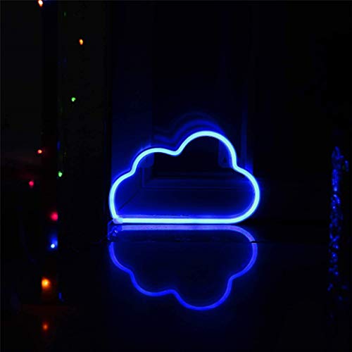 Neon Cloud Light Signs,Led Cloud Night Lights Decor Lights for Kid's Gift, Wall, Birthday Party, Christmas, Wedding Decoration(blue)