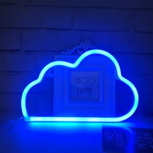 Neon Cloud Light Signs,Led Cloud Night Lights Decor Lights for Kid's Gift, Wall, Birthday Party, Christmas, Wedding Decoration(blue)