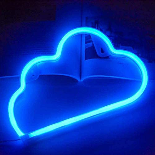 Neon Cloud Light Signs,Led Cloud Night Lights Decor Lights for Kid's Gift, Wall, Birthday Party, Christmas, Wedding Decoration(blue)