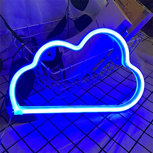 Neon Cloud Light Signs,Led Cloud Night Lights Decor Lights for Kid's Gift, Wall, Birthday Party, Christmas, Wedding Decoration(blue)