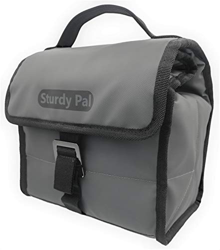 Sturdy Pal NOW BACK IN STOCK! Get your Insulated Foldable and Adjustable Size Heavy-Duty Leak Proof Lunch Bag for Men & Women with Utensil Zip Pouch