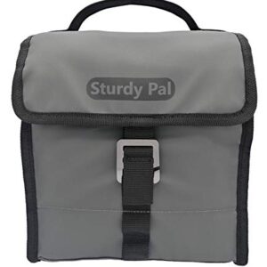 Sturdy Pal NOW BACK IN STOCK! Get your Insulated Foldable and Adjustable Size Heavy-Duty Leak Proof Lunch Bag for Men & Women with Utensil Zip Pouch