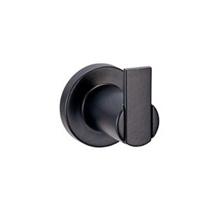 design house 582676 eastport contemporary robe hook for bathroom bedroom closet or kitchen matte black